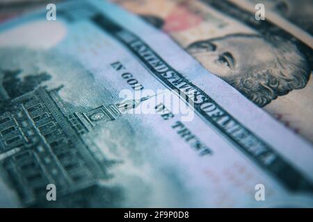 United States Dollar detail photoshoot Stock Photo - Alamy