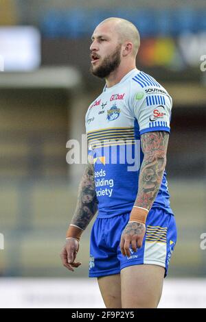 Luke Briscoe (24) of Leeds Rhinos in, on 5/14/2021. (Photo by Mark ...