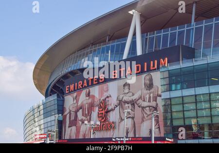 Facade of the old Arsenal Football Club Stadium, Highbury. Now turned ...