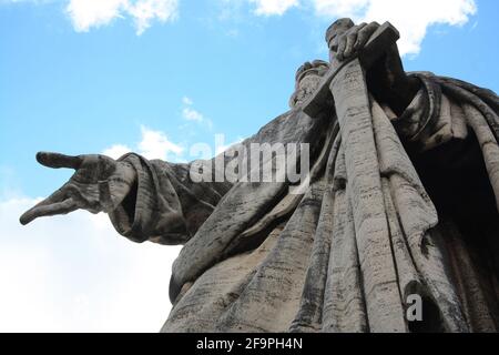 Giant sword statue monument in Didgori - historical site memorial ...