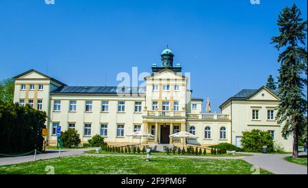 Podebrady historical city and Castle at Labe river,Chateau Poděbrady ...