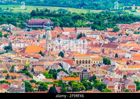 Urban landscape in Hungary - Sopron city. Medieval city Stock Photo - Alamy