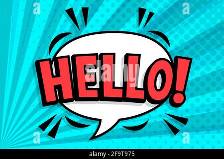 Vector background in comic book style with stripes and polka dot ...