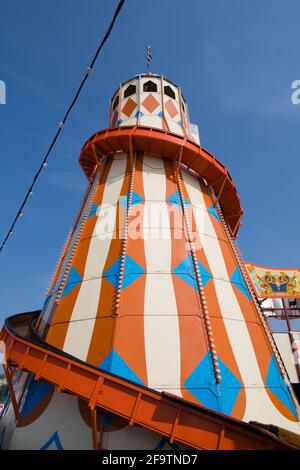 Deserted due to covid Fun Fair ride at Rainbow park Amusements ...