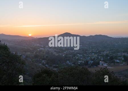 April 20, 2021: The new Amazon warehouse and sunset amongst the spring ...