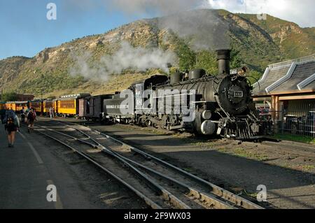 Locomotive 481, Durango & Silverton Narrow Gauge Railroad, Needleton ...