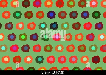 Beautiful colorful repeat pattern illustration - great for background ...