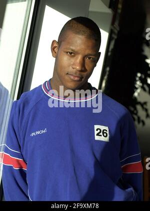 Titus Bramble of Ipswich Town FC Dec 2000 Stock Photo - Alamy