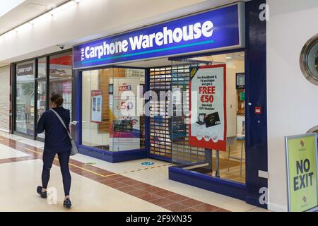 Currys PC World store at Cork Tree Retail Park in Chingford, London ...