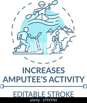 Physical activity turquoise concept icon Stock Vector Image & Art - Alamy