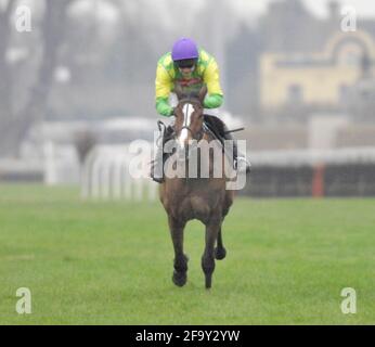 RACING KING GEORGE 6th CHASE AT KEMPTON PARK. AT THE OPEN DITCH THE 2ND ...