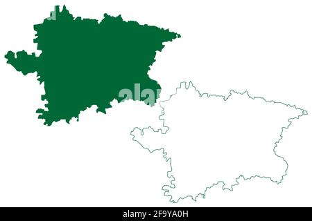 Gulbarga district (Karnataka State, Republic of India, Gulbarga ...