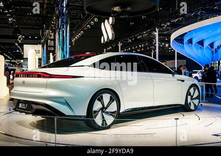 The IM L7 sedan concept, produced by a joint venture between SAIC and ...