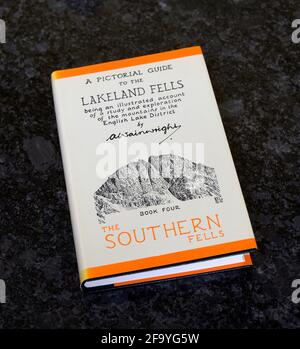 Wainwright walking guide to the Lake District of NW England on a 25,000 ...