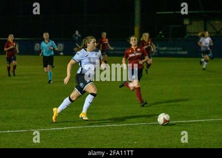 Chloe Chivers of Swansea City in action. Port Talbot Town v Swansea ...
