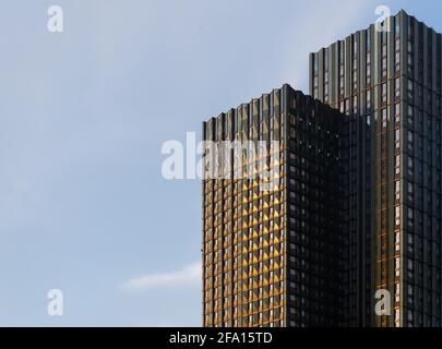 Ten Degrees Apartment building, East Croydon, Surrey, UK Stock Photo ...