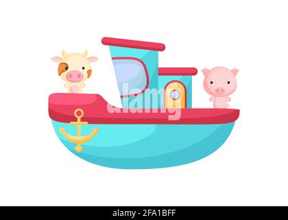 cute sailor pig Stock Vector Image & Art - Alamy