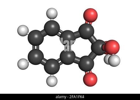 Ninhydrin chemical used to detect amino acids molecule chemical formula ...