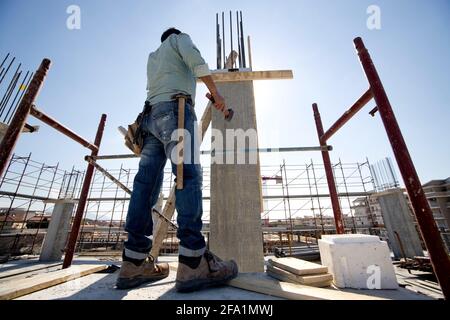 work safely on the construction site Stock Photo - Alamy