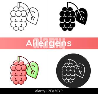 Mulberry Flat design clip art vector illustration isolated on a white ...