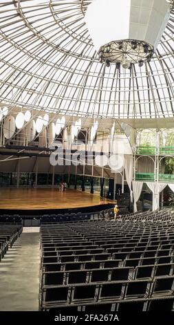 CURITIBA, BRAZIL - Apr 15, 2021: The wire opera house, or Opera de ...