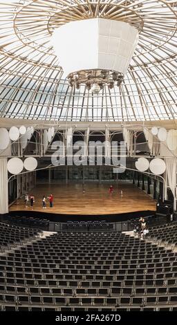 CURITIBA, BRAZIL - Apr 15, 2021: Eyes museum, or Museu do Olho, a ...