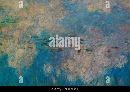 Claude Monet The Water Lilies The Clouds Stock Photo - Alamy