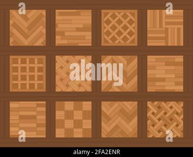 Parquet floor pattern - most popular parquetry wood flooring set with ...