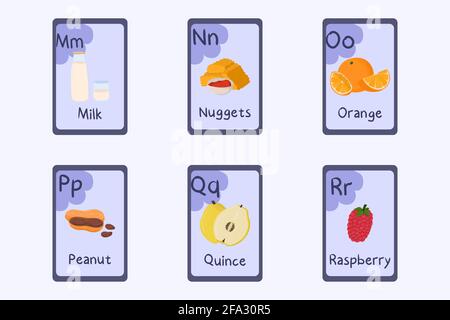 Flashcard letter M is for milk Stock Vector Image & Art - Alamy