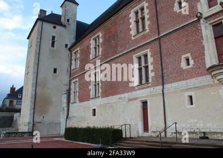 medieval and renaissance castle in gien (france Stock Photo - Alamy