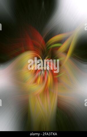 Abstract colorful background, outlandish and textured pattern ...