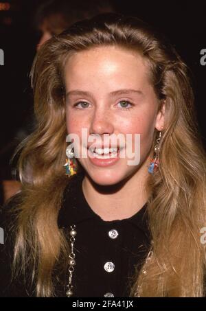 Amanda Peterson 1987 Credit: Ralph Dominguez/MediaPunch Stock Photo - Alamy