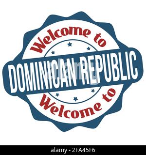 Welcome to DOMINICAN illustration design Stock Vector Image & Art - Alamy
