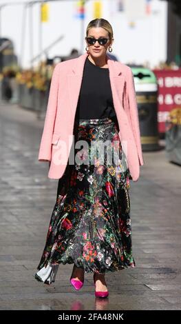 London, UK. Radio presenter Ashley Roberts leaves Global Studios Stock ...