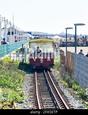 The Volks Railway was the first public electric railway in the world ...