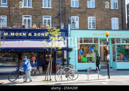 Oliver Bonas shop on The Pavement, Clapham, London, UK Stock Photo - Alamy