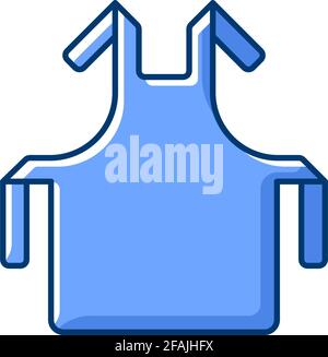apron ppe protective equipment color icon vector illustration Stock ...