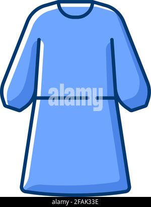 isolation gown ppe protective equipment line icon vector. isolation gown ppe protective ...