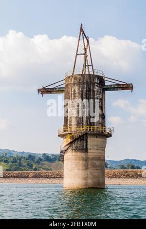 Dam of Laguna de Arenal reservoir, Costa Rica Stock Photo - Alamy