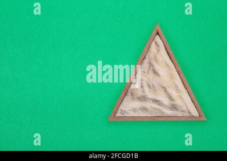 Hydrolyzed collagen protein in the triangle bowl Stock Photo - Alamy