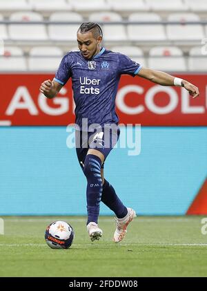 Reims France April 23, 2021 Cars parked in the streets of the city ...