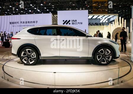 The IM LS7 concept from a joint venture between SAIC and Alibaba on ...
