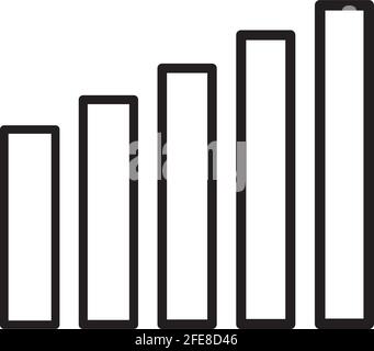 Web chart icon flat vector. Market target. Business share isolated ...