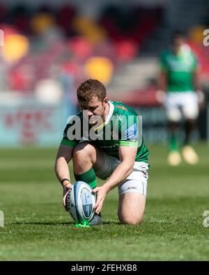 Paddy Jackson of London Irish during Gallagher Premiership between ...