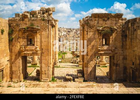 Entrance gate to the Temple of Artemis, Propylaeum of the Sanctuary of ...