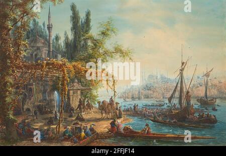 Auguste Etienne Francois Mayer (1805-1890). French painter. The ...