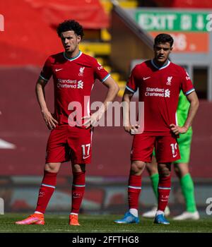 Liverpool's Curtis Jones during the Premier League match at the Gtech ...