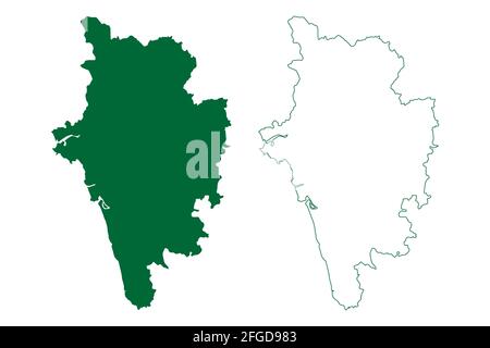 Uttara Kannada district (Karnataka State, Republic of India, Belgaum ...