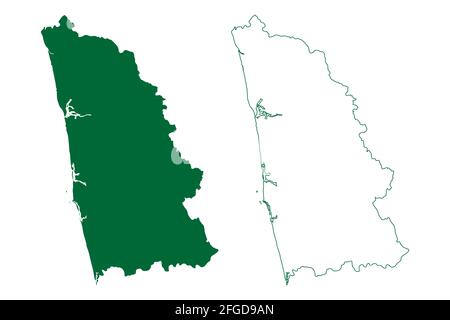 Mysore district (Karnataka State, Republic of India, Mysore division ...