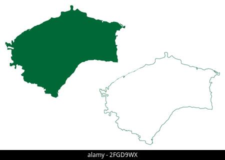 Gulbarga district (Karnataka State, Republic of India, Gulbarga ...